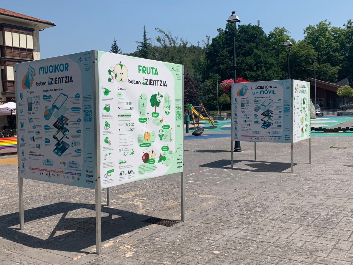 La exposición 'Zientzia kalean' expuesta hasta el 1 de agosto