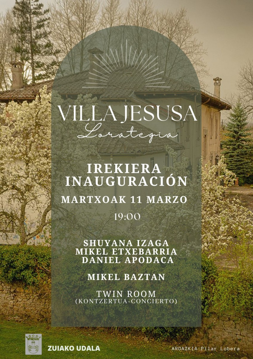 Inauguración del jardín Villa Jesusa